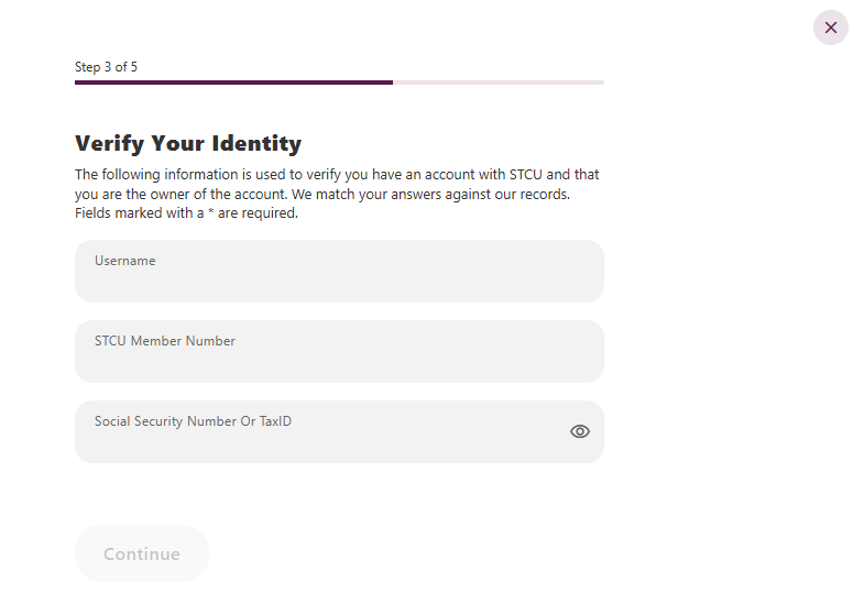 Community Bank first-time login | STCU